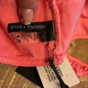 Kendall & Kylie | Swim | Nwt Kendal And Kylie Neon Pink Smocked Bikini ...